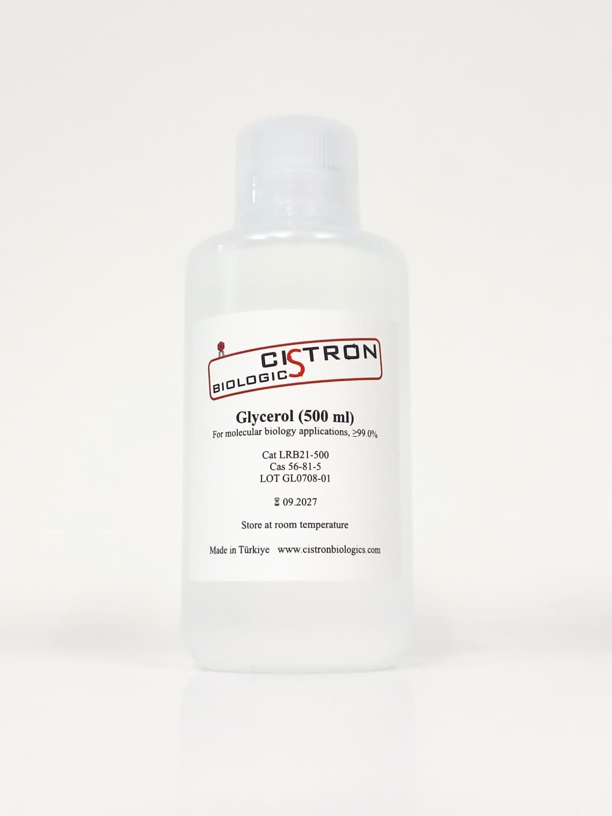 Glycerol (High pure) anhydrous 500 ml - labmarket.com.tr
