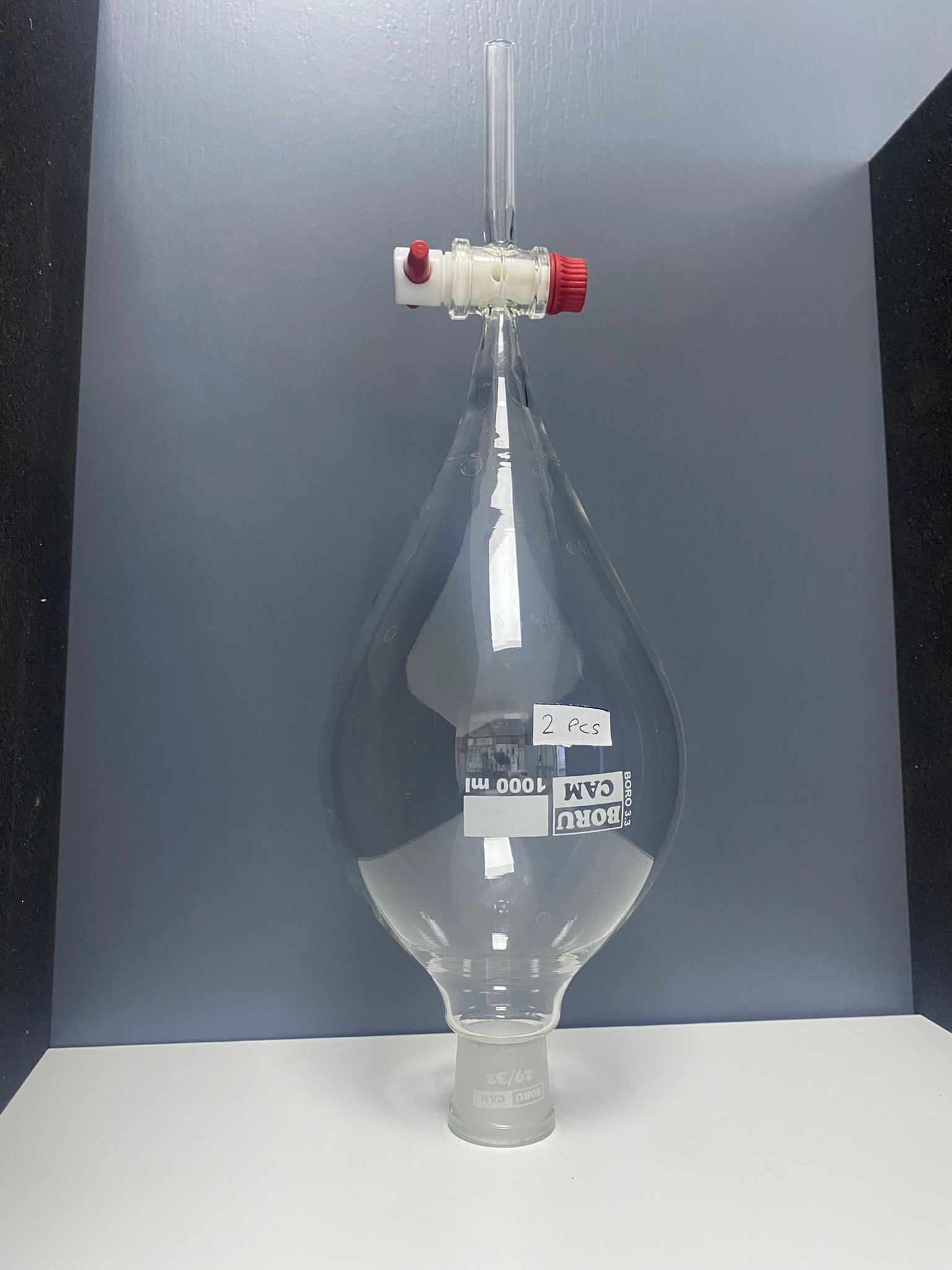 Separating Funnel Conical Graduated 1000 ml Borucam 03104901 ...