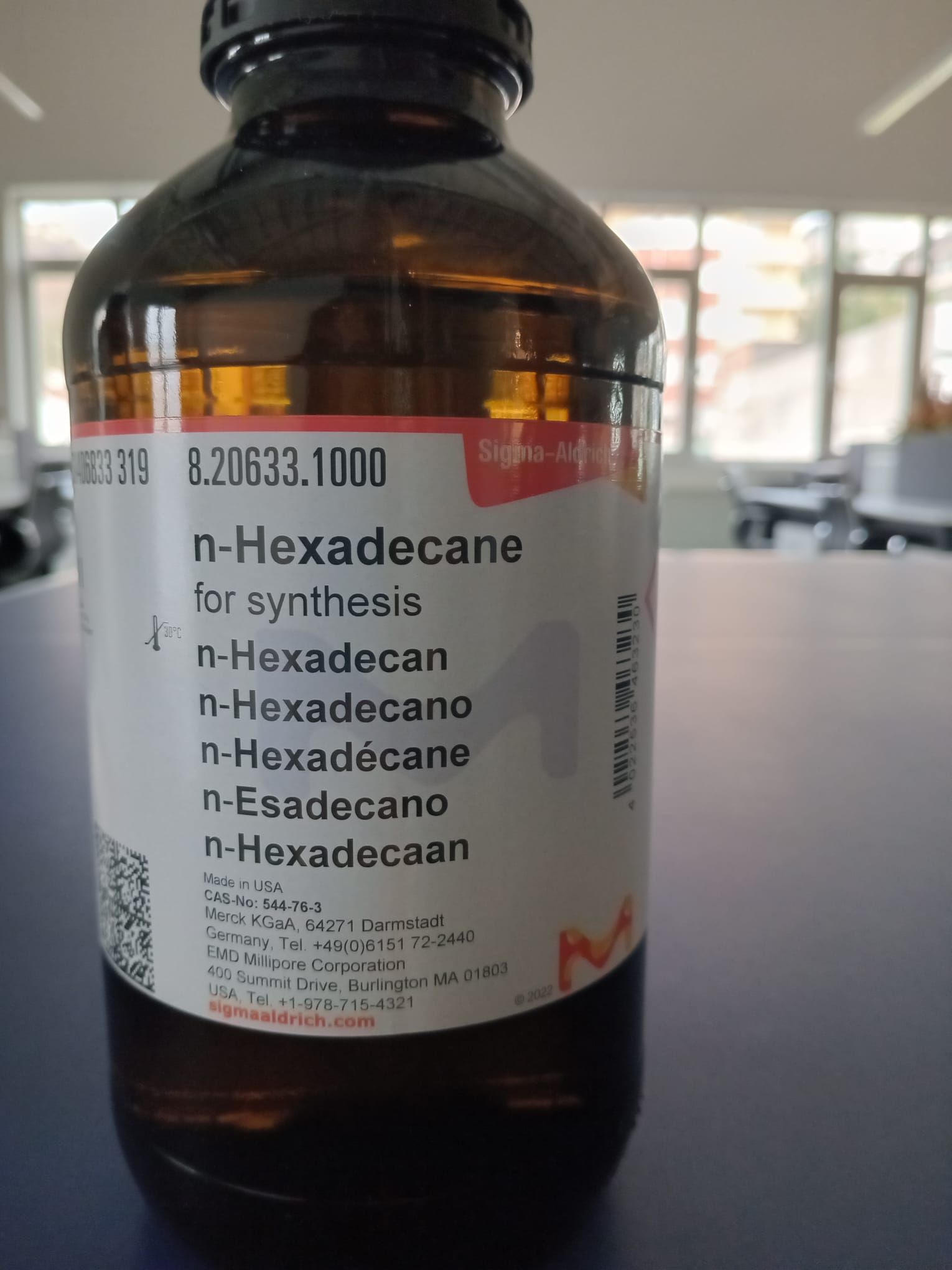 n-Hexadecane 8206331000 - labmarket.com.tr