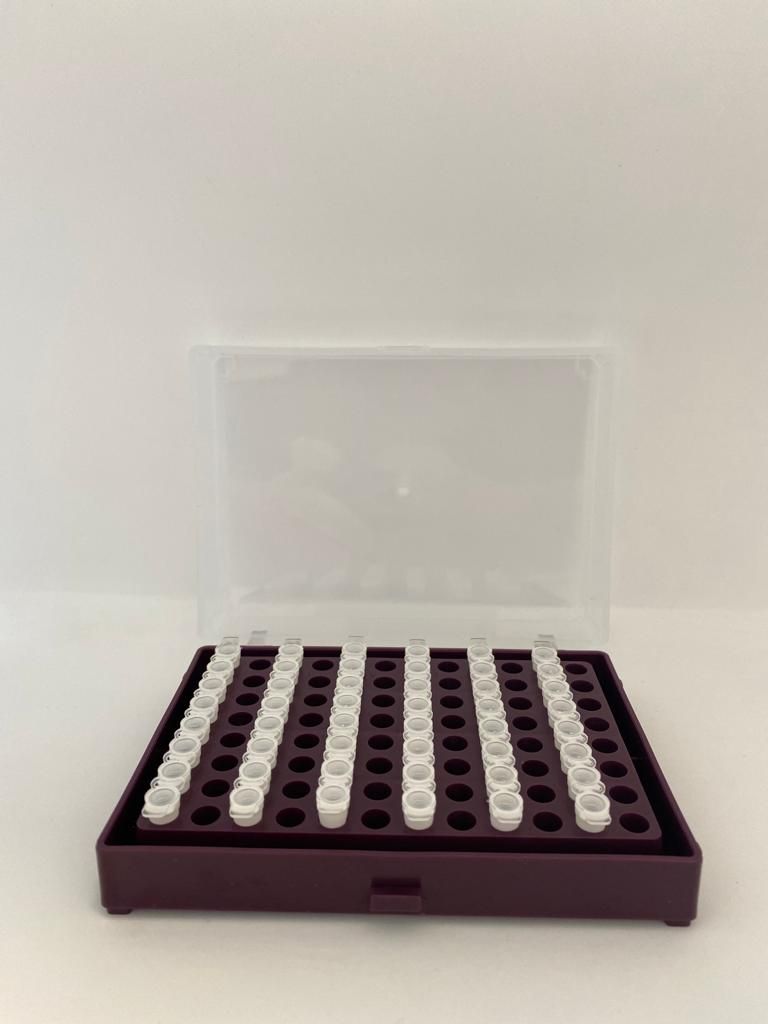 PCR TUBE RACK 96 WELL(12x8), 0.1/0.2 ml TRANSPARENT COVER - labmarket ...