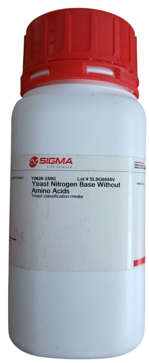 Yeast Nitrogen Base Without Amino Acids Y0626-250G - labmarket.com.tr