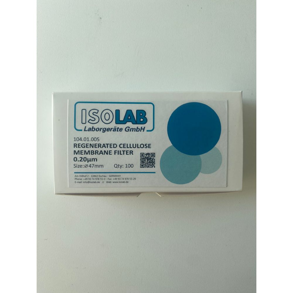 Membrane Filter 020 um - 47 mm Regenerated Cellulose ISO LAB ...
