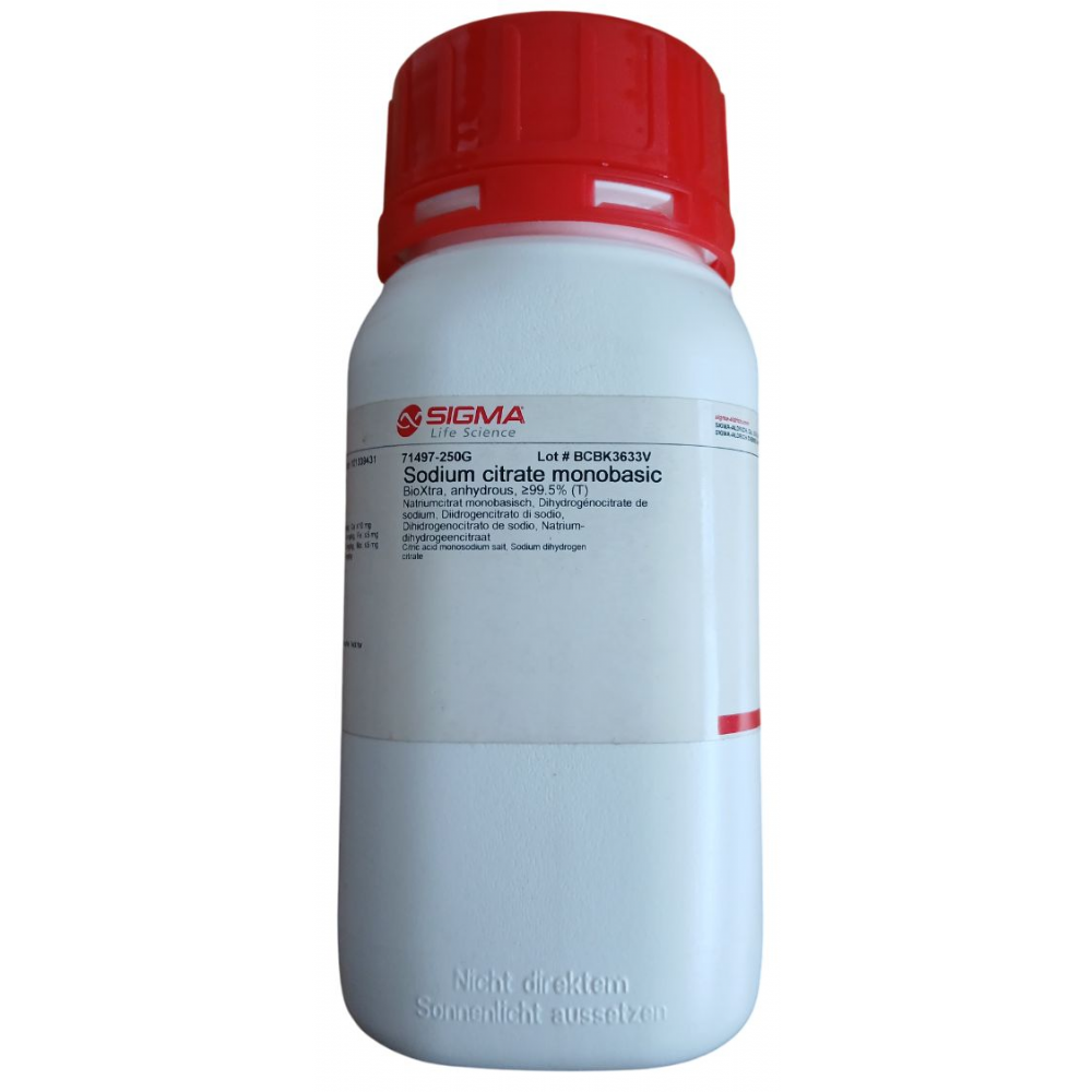 Sodium citrate monobasic BioXtra anhydrous >=995% 71497-250G ...